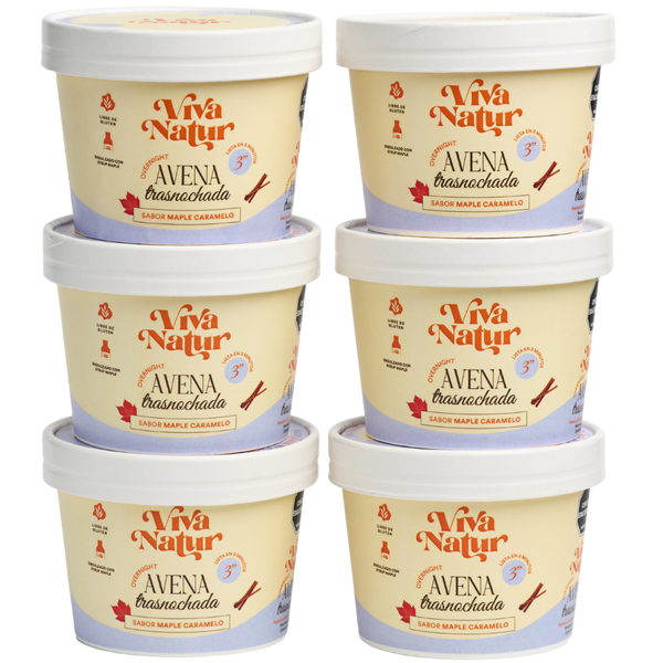 Avena instantánea sabor a syrup de Carmelo - Viva Natur – Delicious Balance